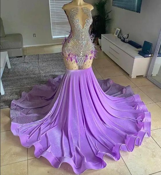 Purple Prom Dresses, Luxury Dresses For Women, Modest Prom Dresses ...